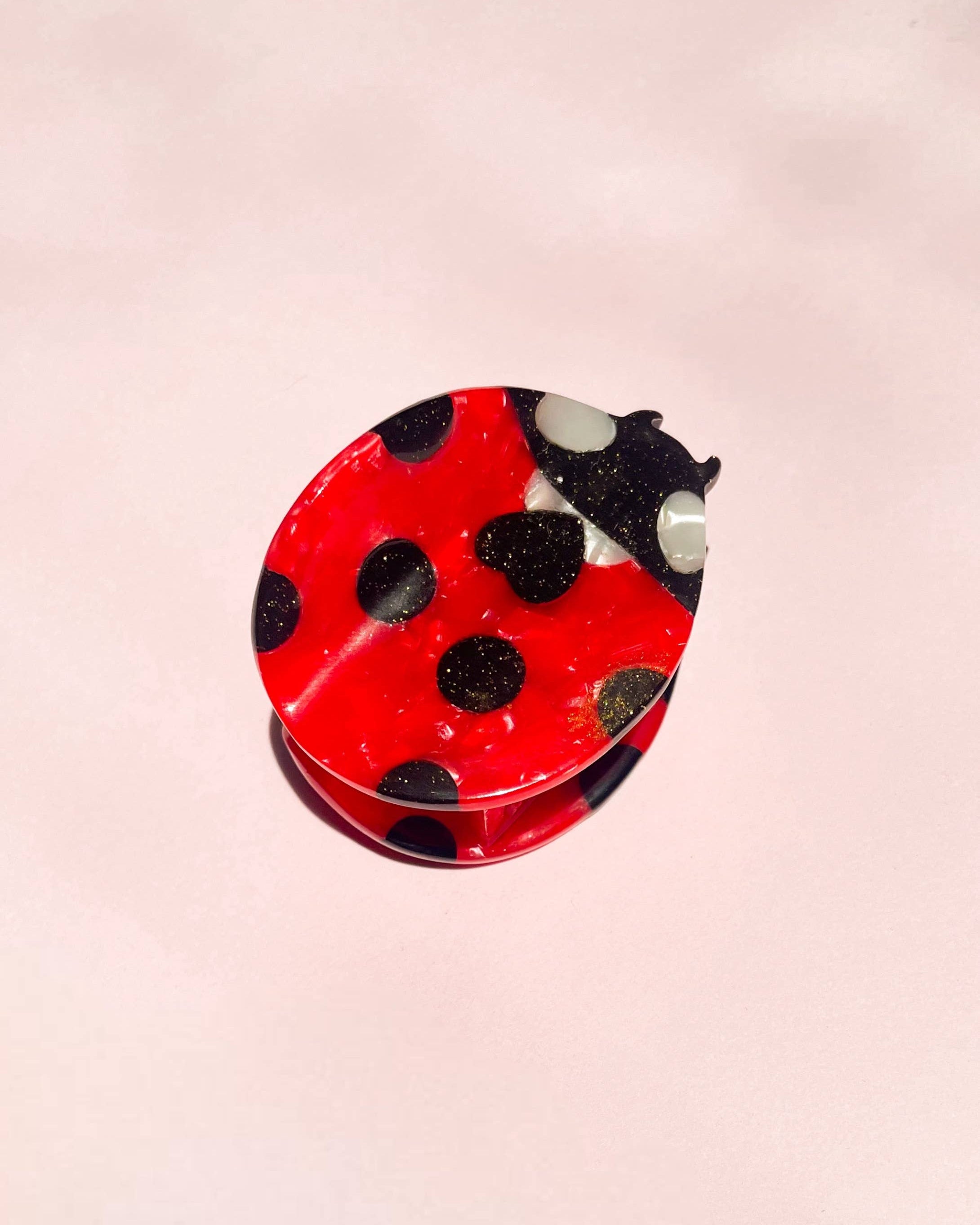 Ladybug Claw Clip // Cellulose Acetate – Middleton Vermont